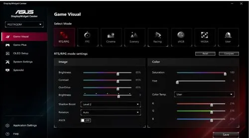 ASUS DisplayWidget Center I Monitor OSD Management Software｜ASUS United ...