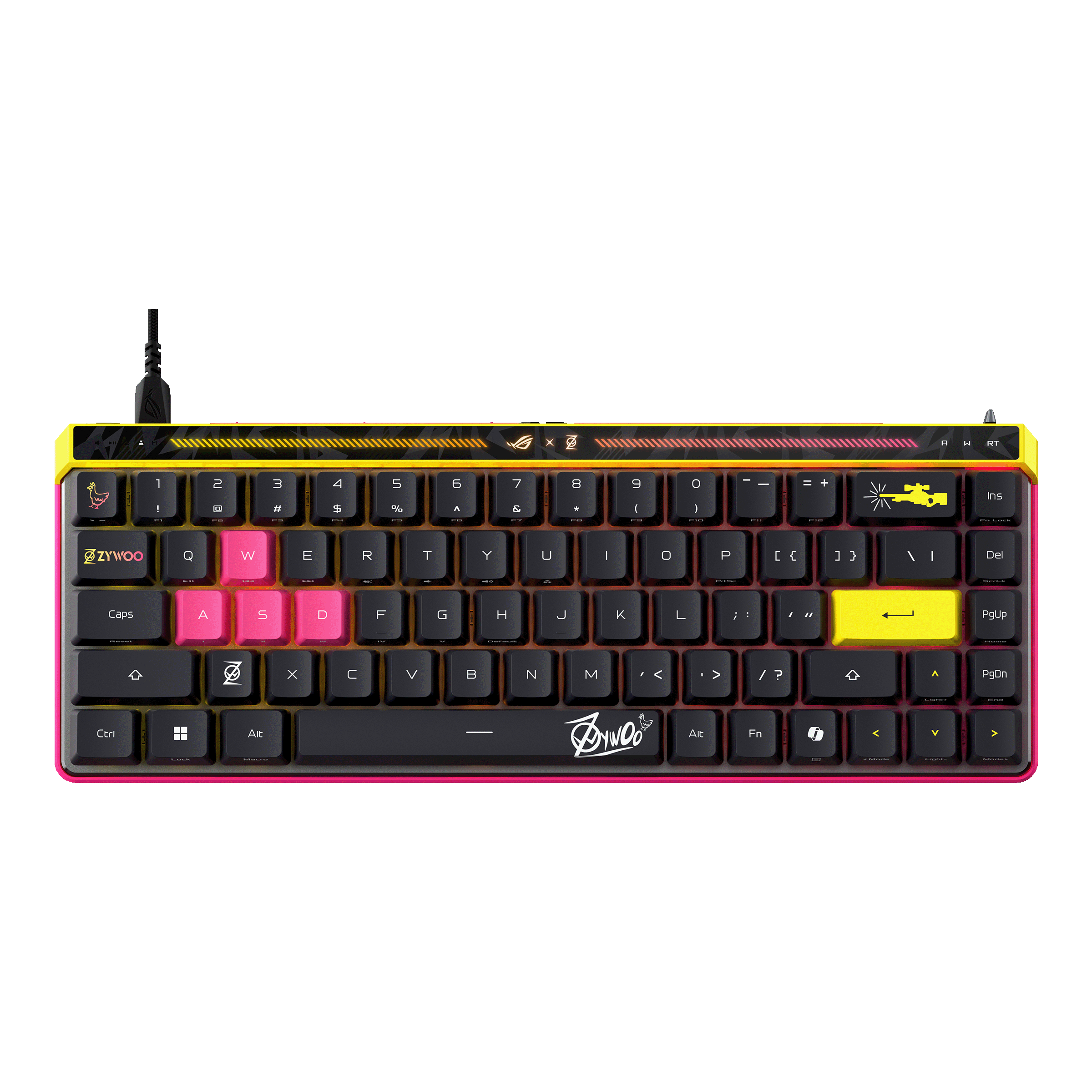 ROG Falchion Ace HFX ZywOo Edition Gaming Keyboard | Aura RGB | Gaming GAMING KEYBOARDS｜ROG ...