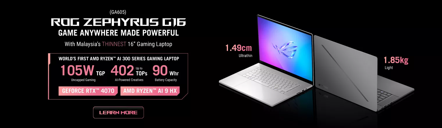 120Hz ROG Zephyrus | Gaming laptops｜ROG - Republic of Gamers｜Malaysia