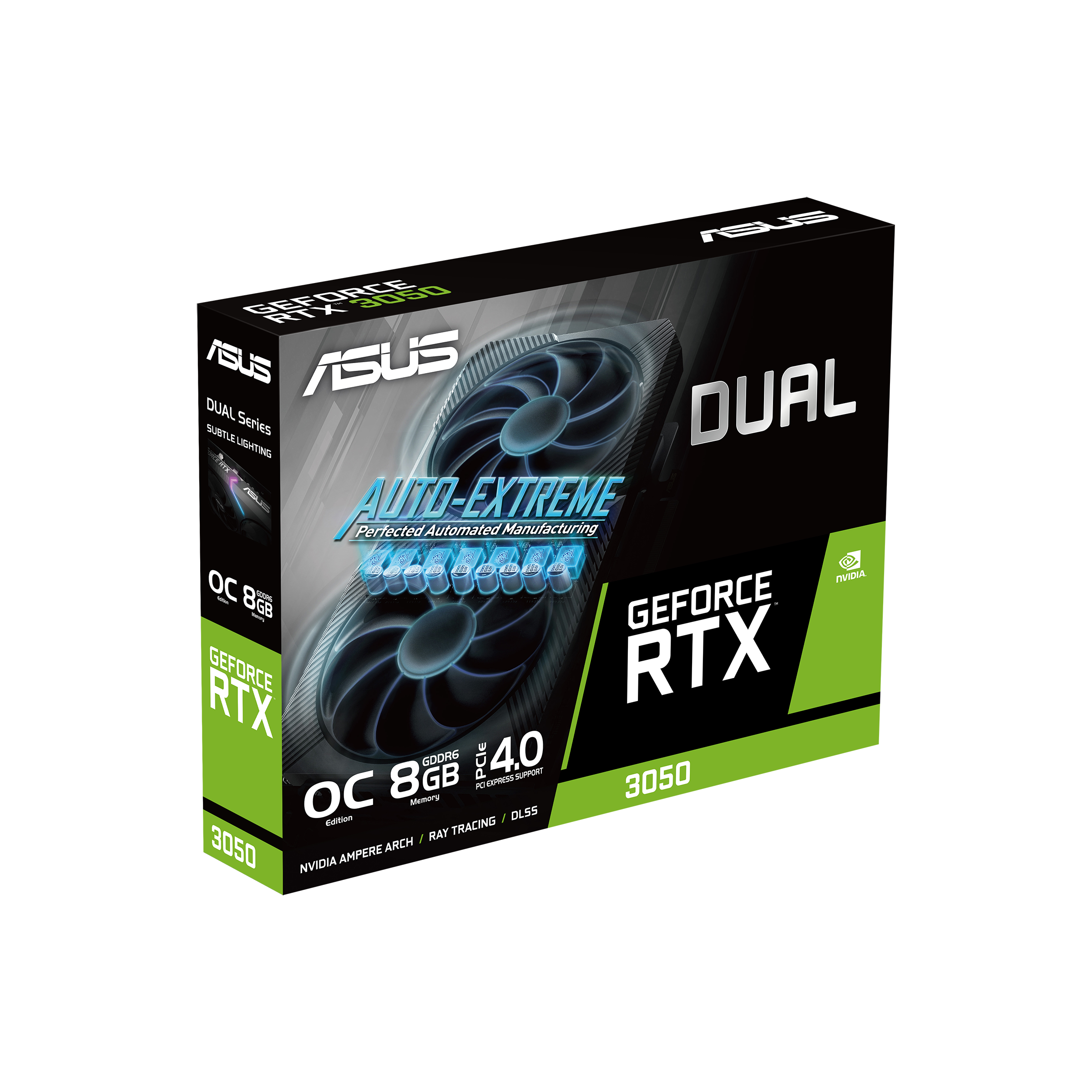 ASUS Dual GeForce RTX 3050 V2 OC Edition 8GB GDDR6 ASUS Dual GeForce RTX 3050 V2 OC Edition 8GB GDDR6