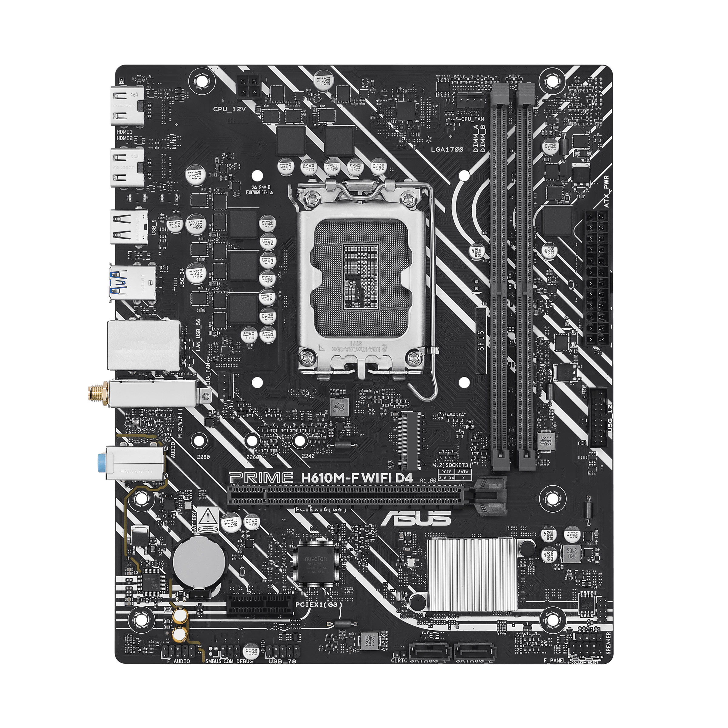 PRIME H610M-F WIFI D4-CSM｜Motherboards｜ASUS East Africa