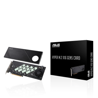 Hyper M.2 x16 Gen5 扩展卡 丨 主板 丨ASUS 华硕
